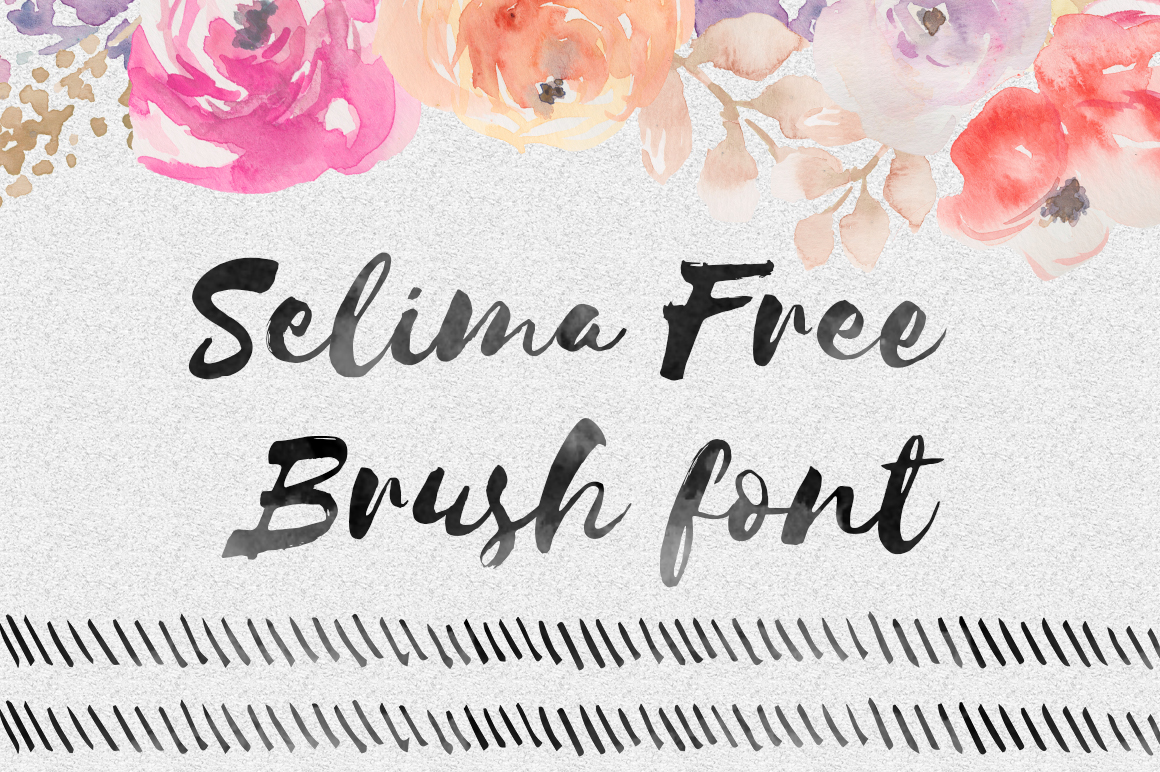 DLOLLEYS HELP: Selima Free Brush Font