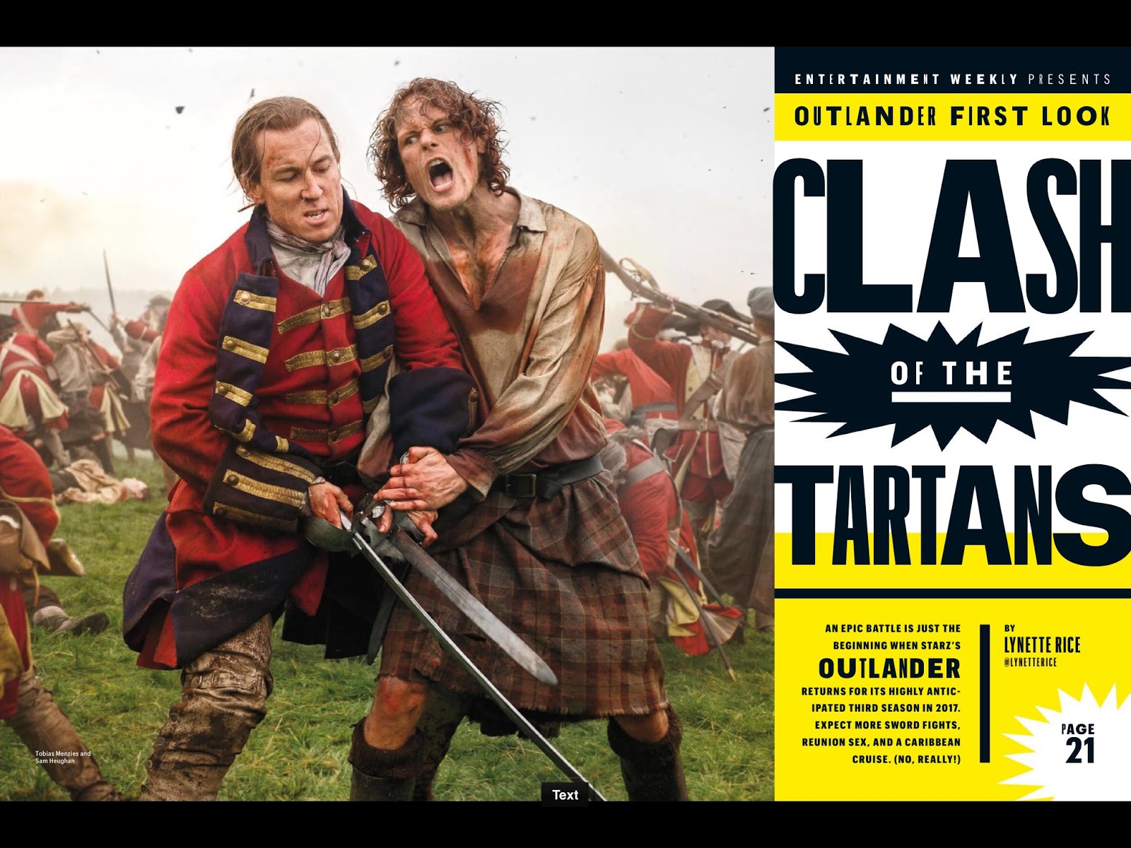 Outlander Homepage: The Entertainment Weekly Article is out! We have it ...