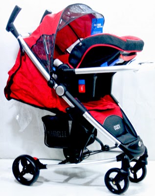 Stroller Baby Elle Cozy Travel System + CarSeat S602TS (Rp.1,765,000)