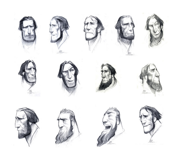 Character Design Fall 2011: Assignment 4 - Heads