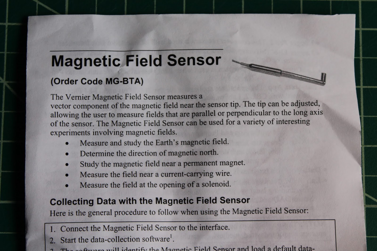 Physics is supposed to be fun!: Vernier wand-type Magnetic Field Sensor ...