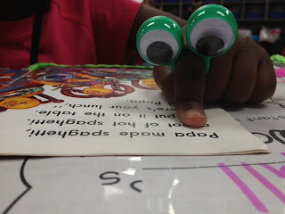 Polka Dots, Checks and Stripes in First Grade: Finger Spies--Guided Reading