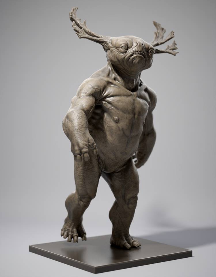 Creature Sculpture | Redshift Render Blog