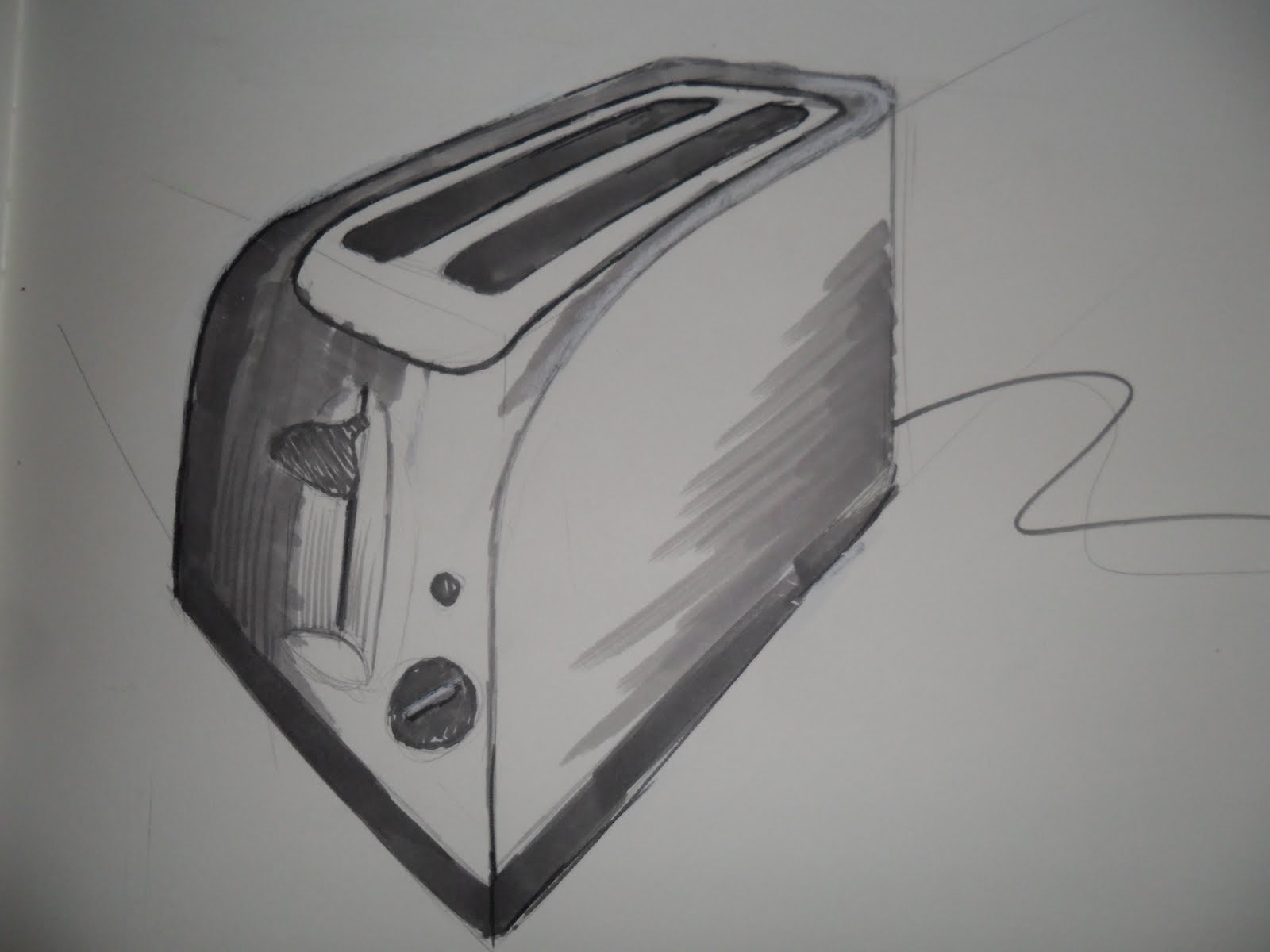 oliver hammond: Toaster Sketch
