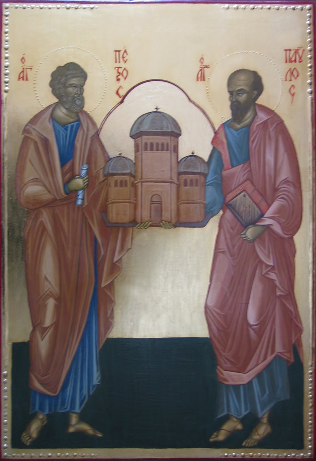 Byzantine-Orthodox-Icons: Sfintii Apostoli Petru si Pavel