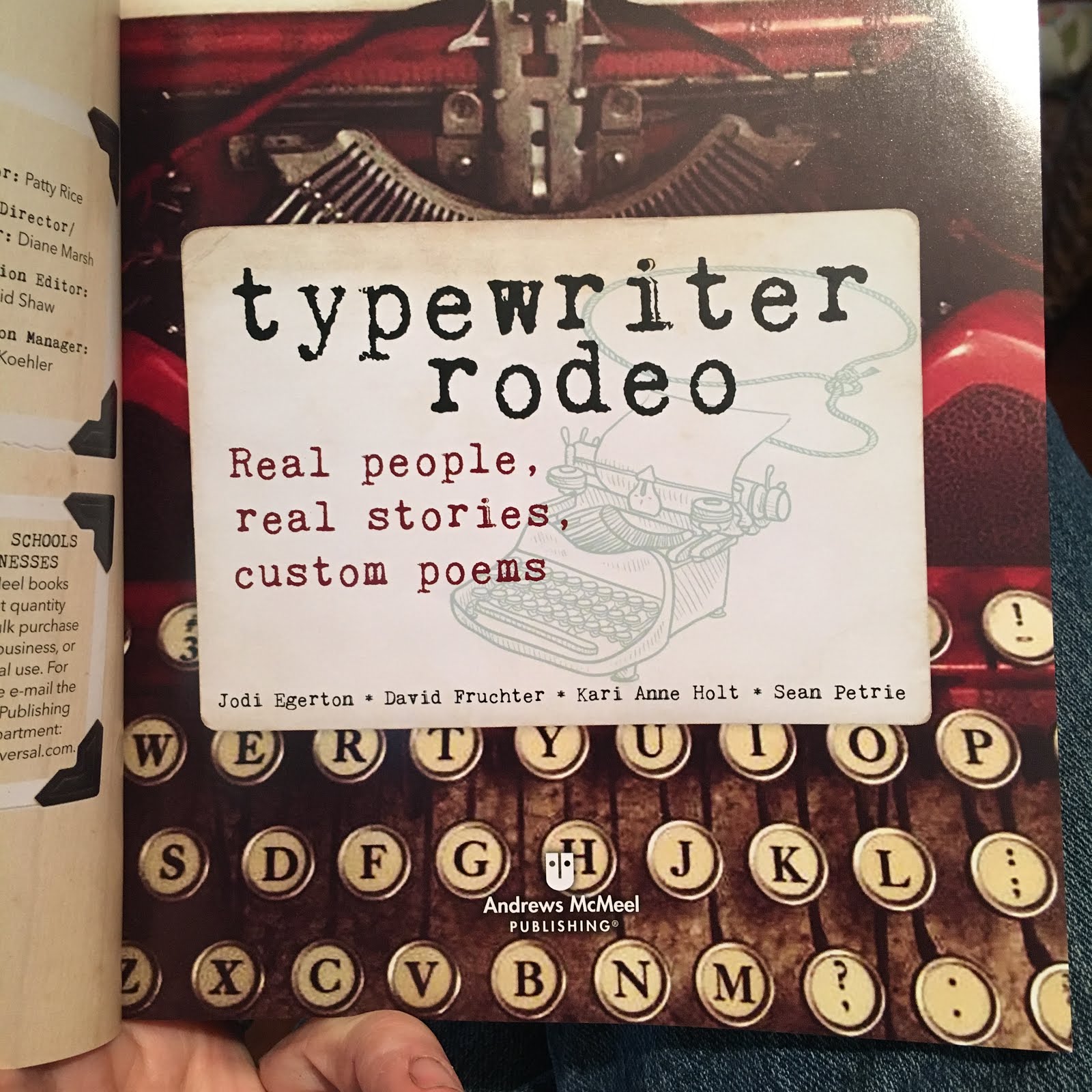 Poeming at New Riff/ /THE TYPEWRITER REVOLUTION