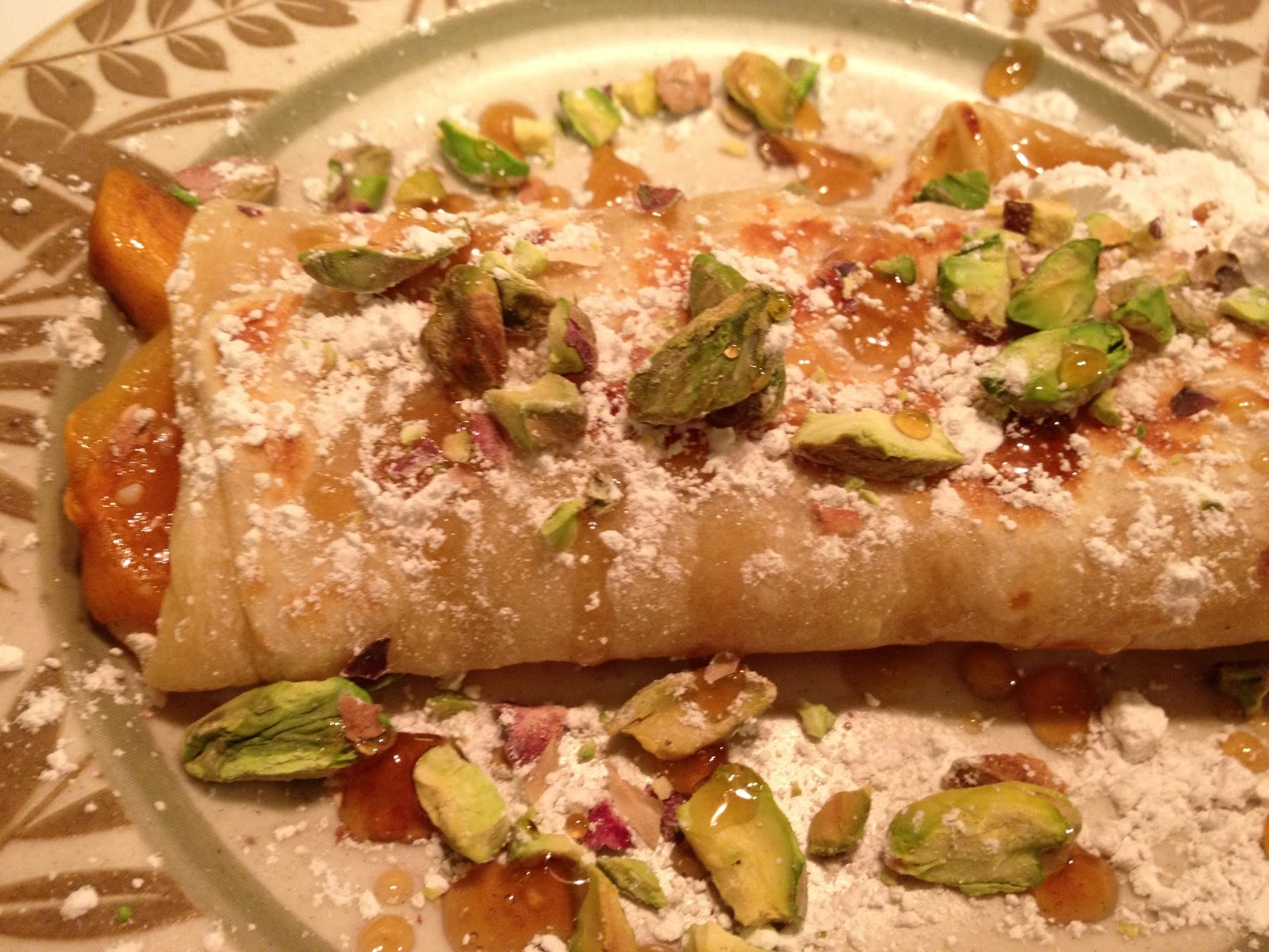 Thai One On With Stacy: Dessert Friday - Sweet Roti with Persimmon And ...