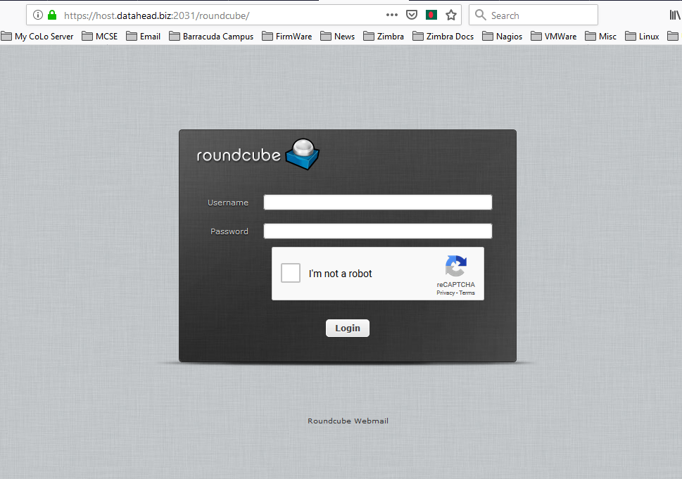 Roundcube Login