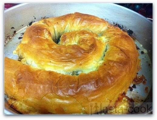 INSTA-COOK: Homenatge. "Ensaïmada" de pasta philo, farcida d'espinacs a ...