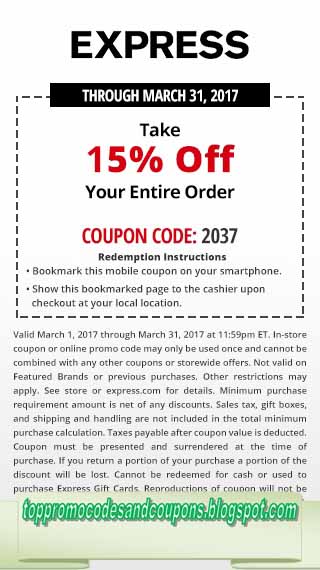 Free Promo Codes and Coupons 2023: Express Coupons