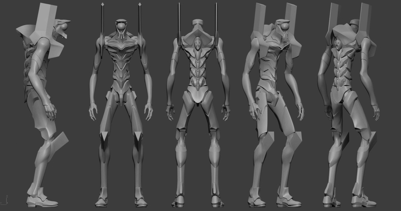 Piranha: Evangelion Mark 09 / 3d Model