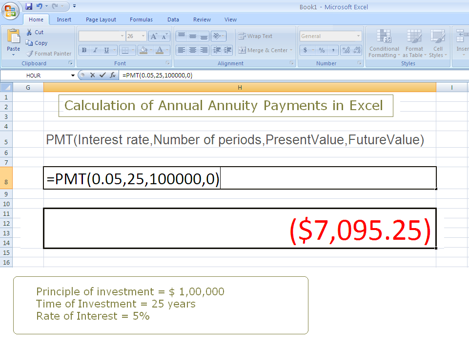 Steps to Calculate Annuity Payments | Accounting Education