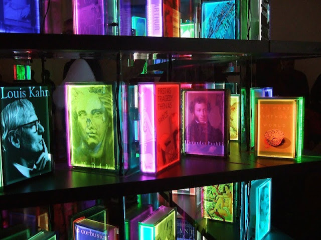 The Frivolous Bibliophile: Airan Kang's Neon Light Books