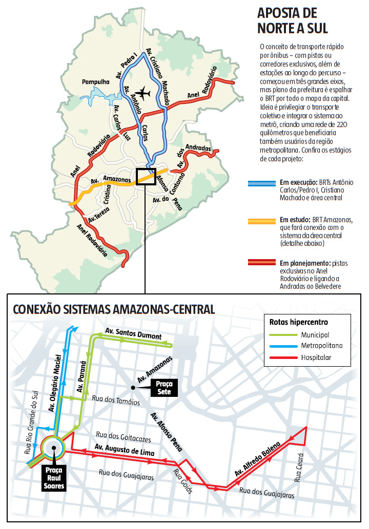 Meu Transporte: Prefeitura de BH prevê expansão do BRT na capital