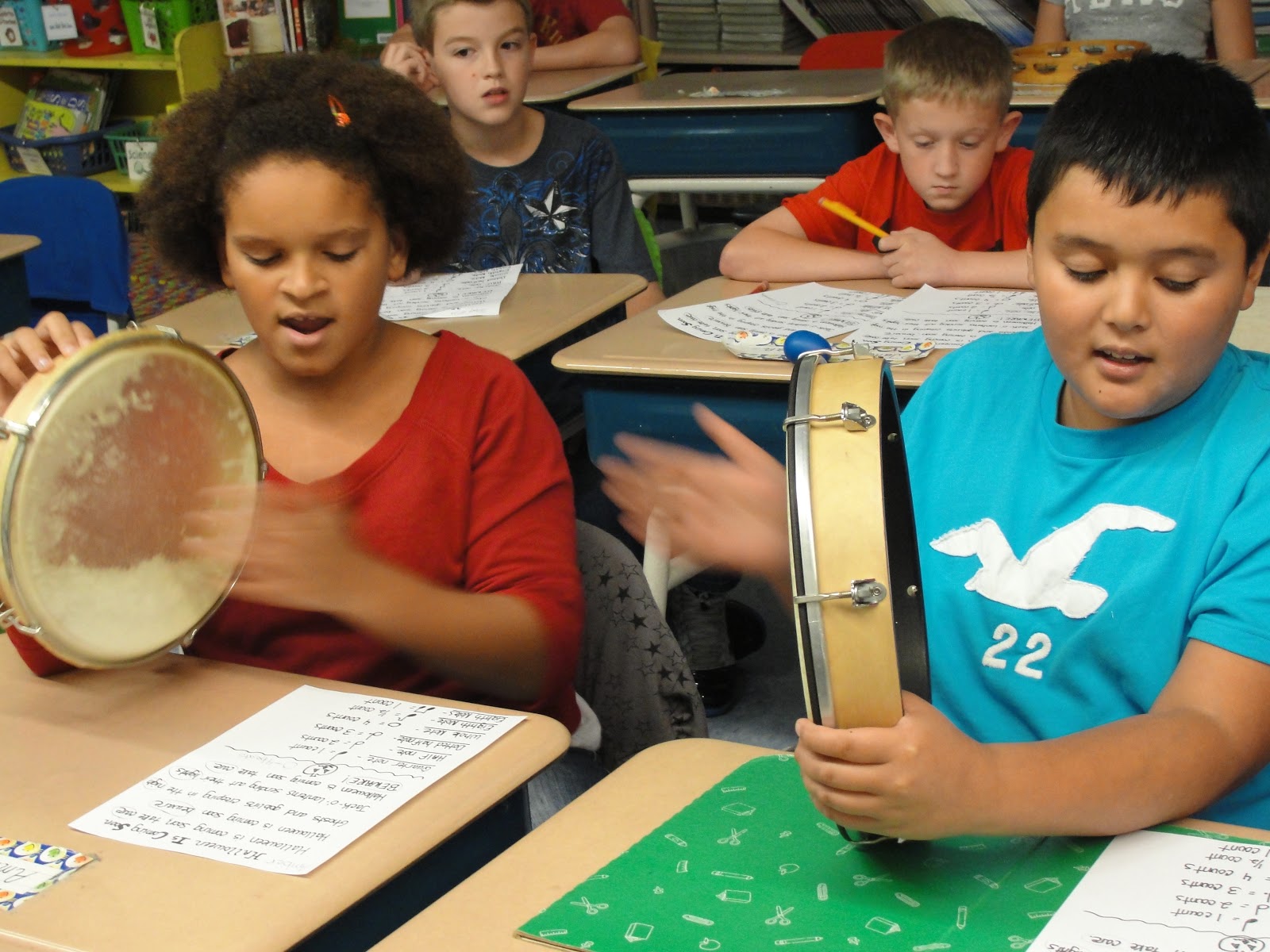 How was school today?: Music class fun