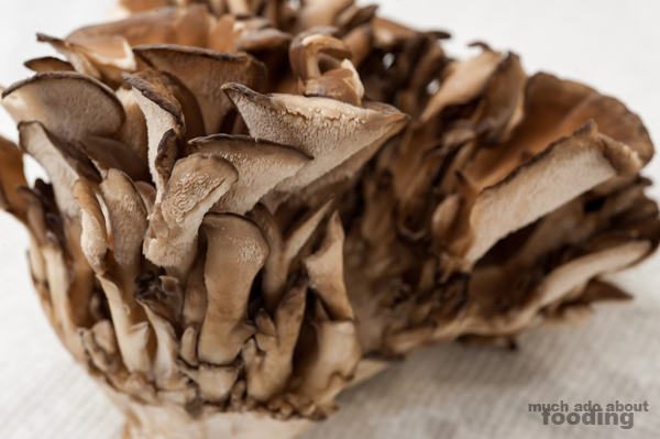 Recipe - Maitake with Fried Egg | Much Ado About Fooding