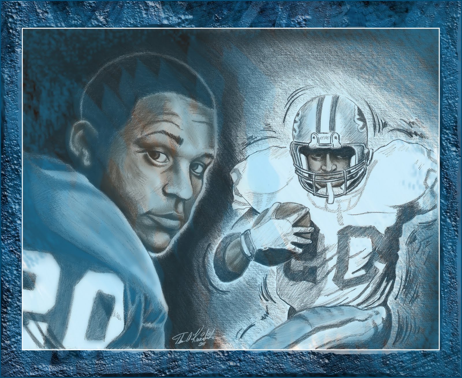 Tom Kbrink's Illustration and Design Blog: Barry Sanders - Yes Another ...