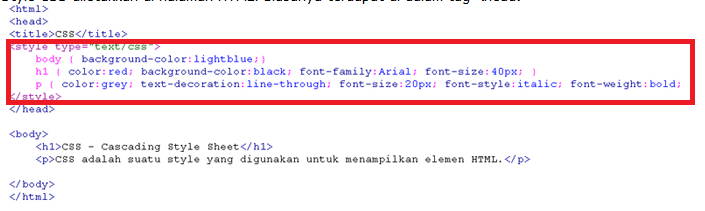 Mengenal Akses Penggunaan CSS ~ KUAS