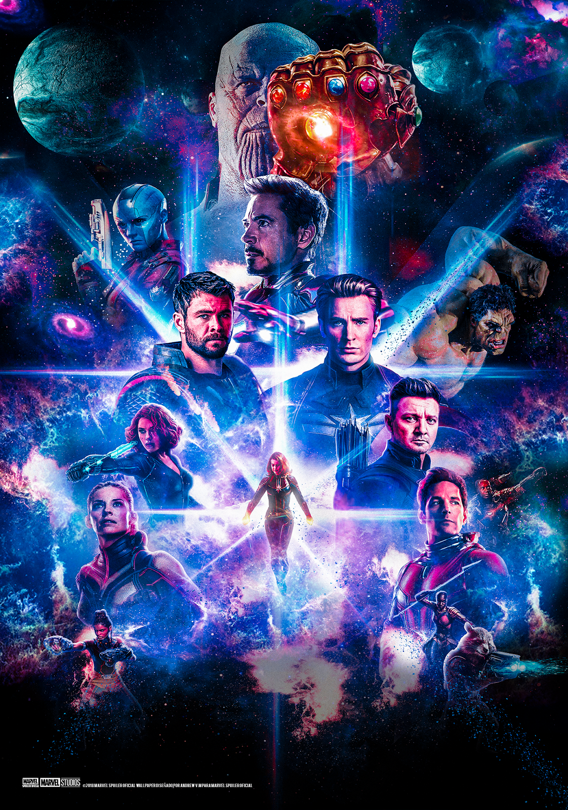 Marvel Spoiler Oficial: AVENGERS 4 Poster Textless 2 HD 4K