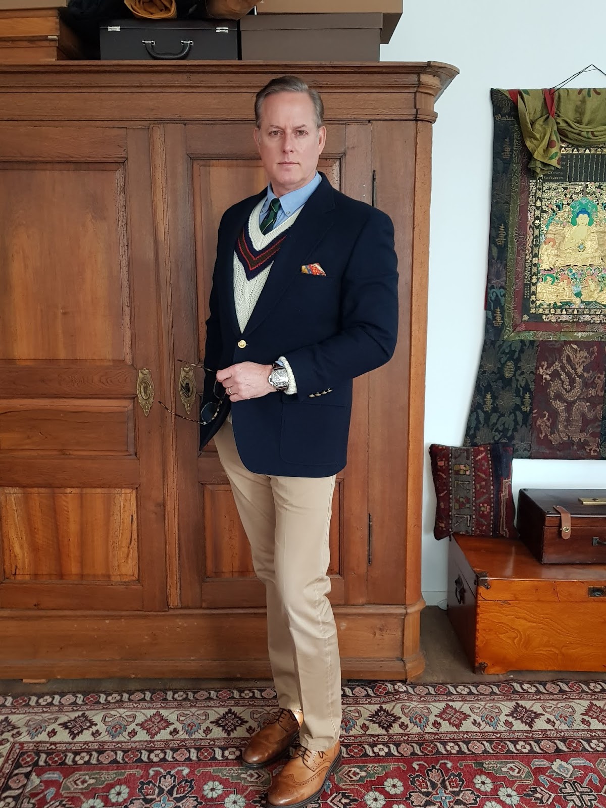 Landless Gentry: Newly Arrived: Custom Cricket Sweater from Rochford ...