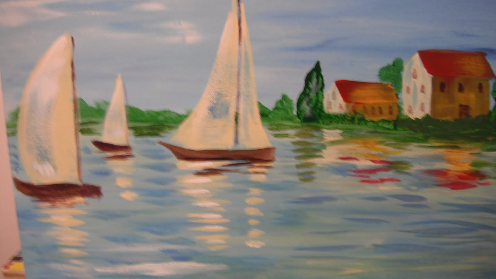 Coastal Art ~ Loran Chavez: Impressionist Boats