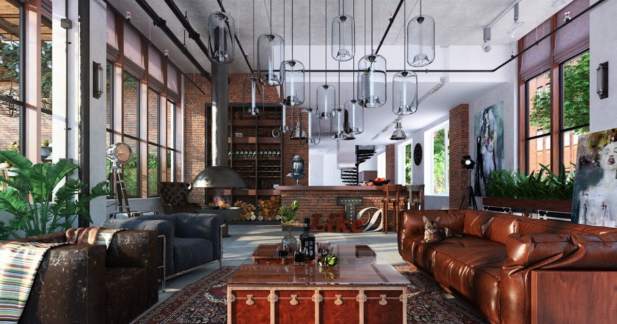 Loft v pánskom štýle | Štýly bývania