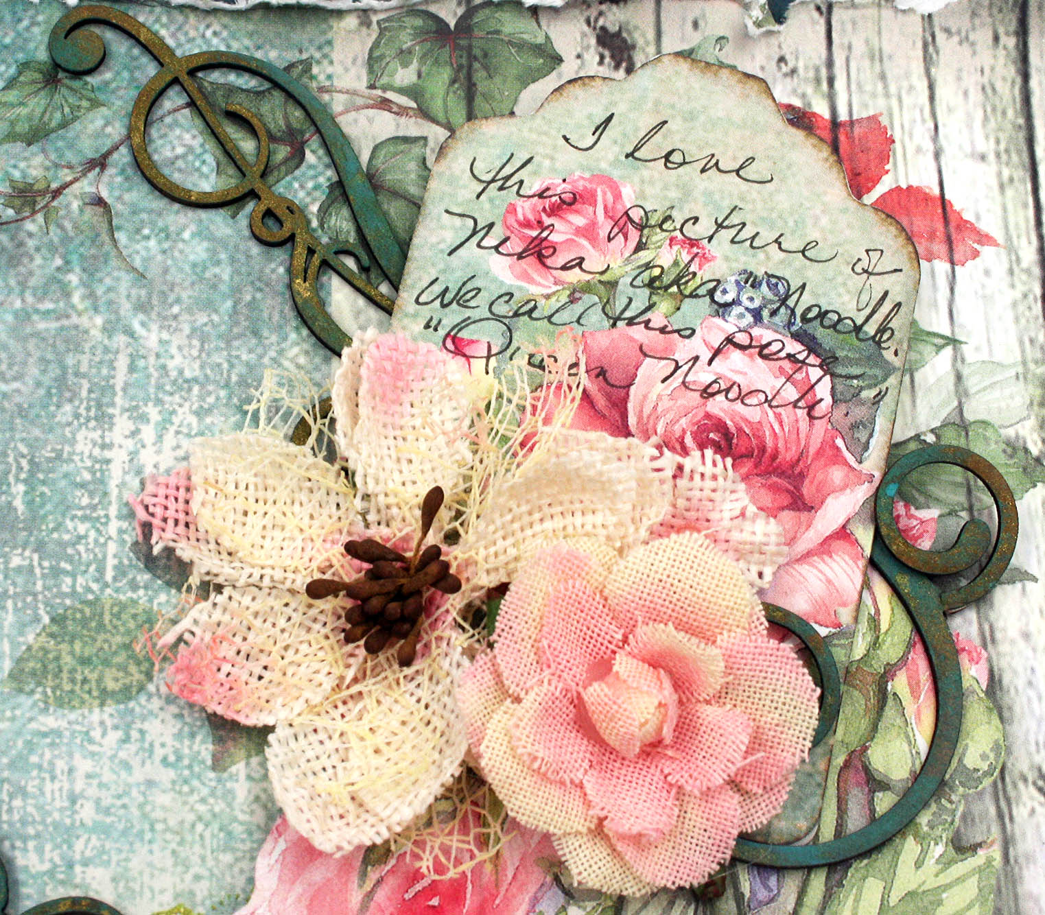Scrap, Travel, and Bark!: Creative Embellishments Layout
