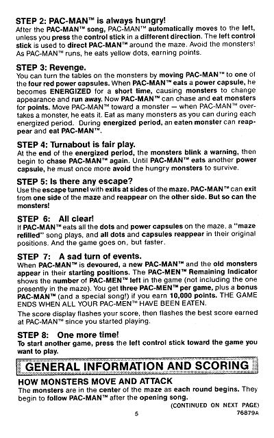 Mark's Super Blog: From 1981: Coleco's Table-Top Pac-Man