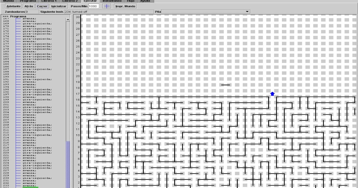 trabajos compucivi : Laberinto de 3A resuelto