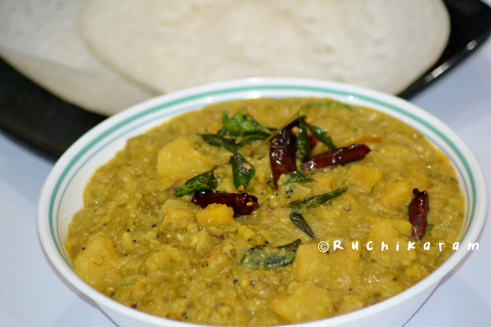 Ruchikaram: Thiruvathira Special Kappa Puzhukku | Kappa Pachakkaya Puzhukku