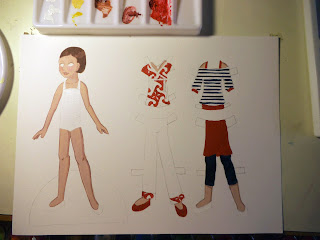 Paper Doll School: July 2013
