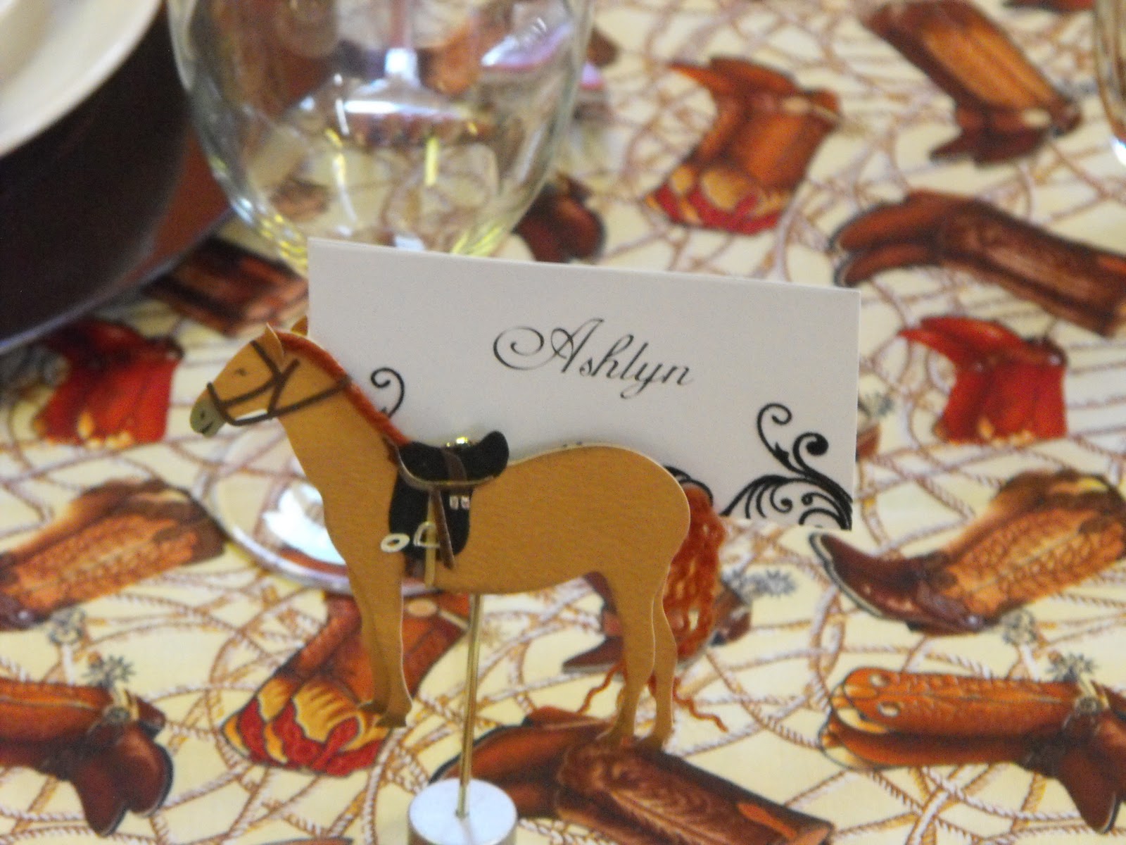 Western Theme Tablescape