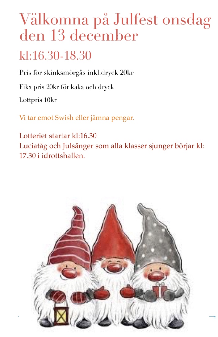 Alviksskolan klass 6: Julfest