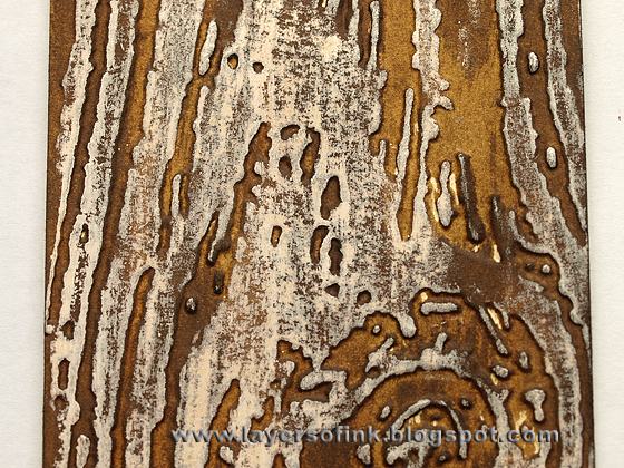 Layers of ink: Dry Embossed Wax Resist Tutorial