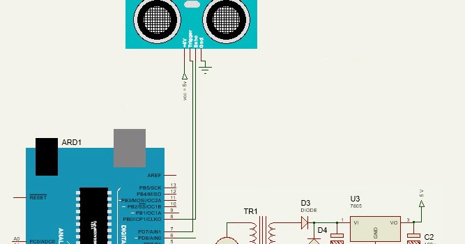 Uji Coba Sensor Ultrasonik dengan Arduino ~ TEKNOFA