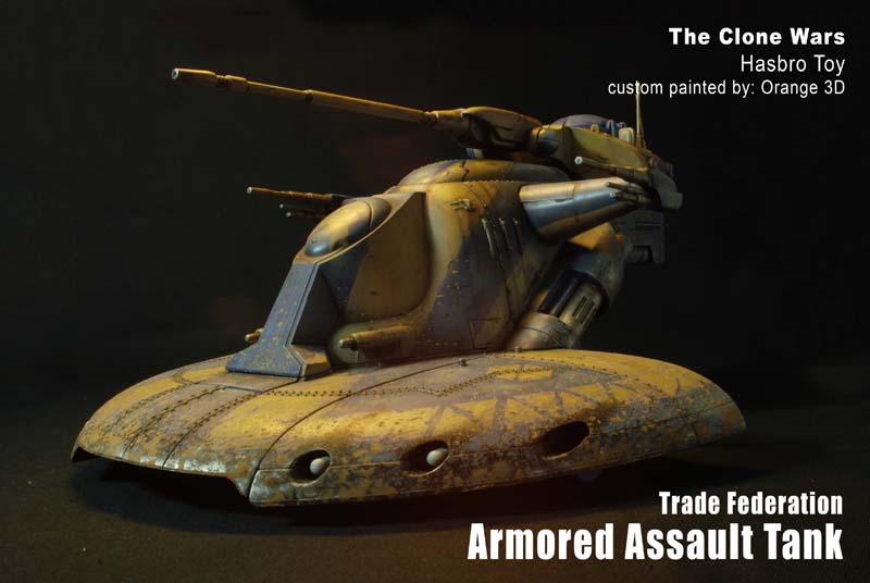 Orange 3D Plastic: hasbro AAT custom paint