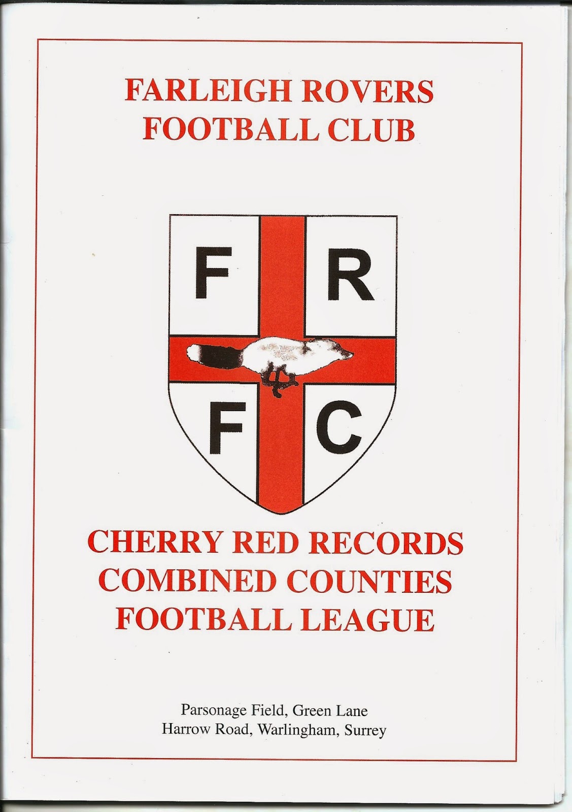Football Grounds visited by Richard Bysouth: Farleigh Rovers FC