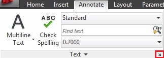 How to setup single line text - AutocaDesigner