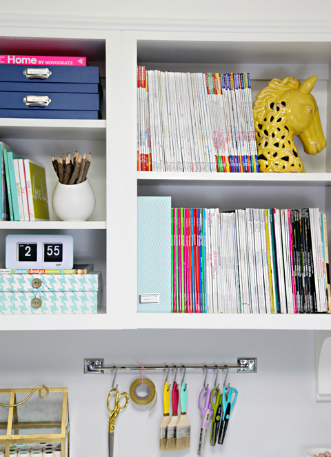 IHeart Organizing: Studio Update: Cabinet Craft Storage