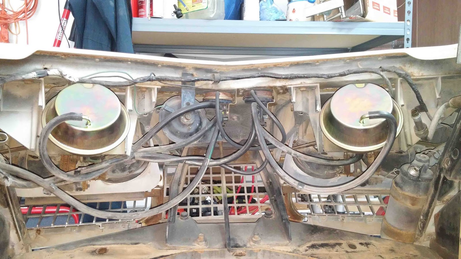 1972 Corvette Resto-Mod Blog: Headlight System & Front Bumper Disassembly