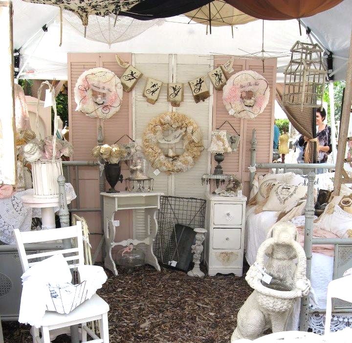 Old Doors as Displays and Room Dividers - Booth Crush