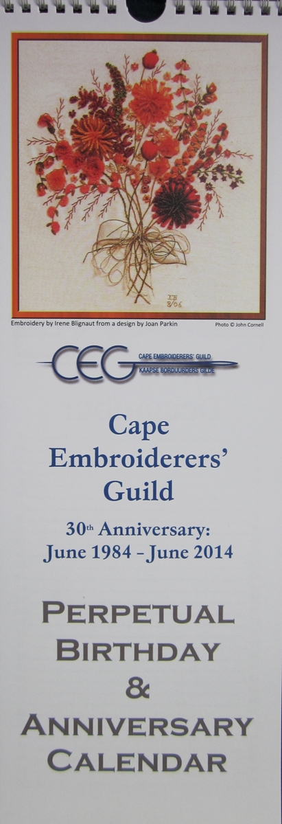 Lyn's Needlecase: Embroidery calendars