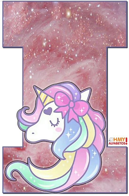 Abecedario Sueños de Unicornio. Unicorn Dreams Abc. - Oh my Alfabetos!