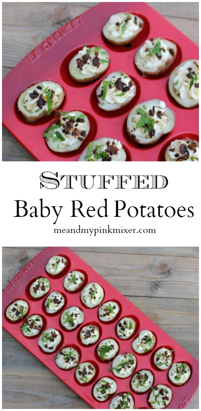 Me and My Pink Mixer: Stuffed Baby Red Potatoes {Appetizer}