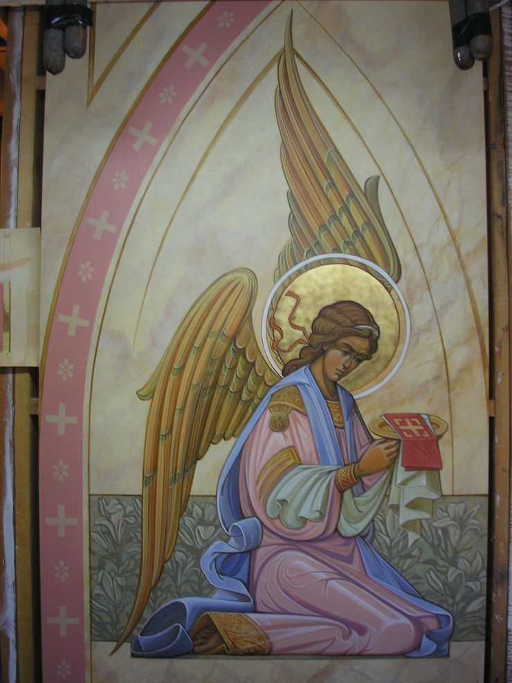 Church Artist: Angel Wings and Gilding
