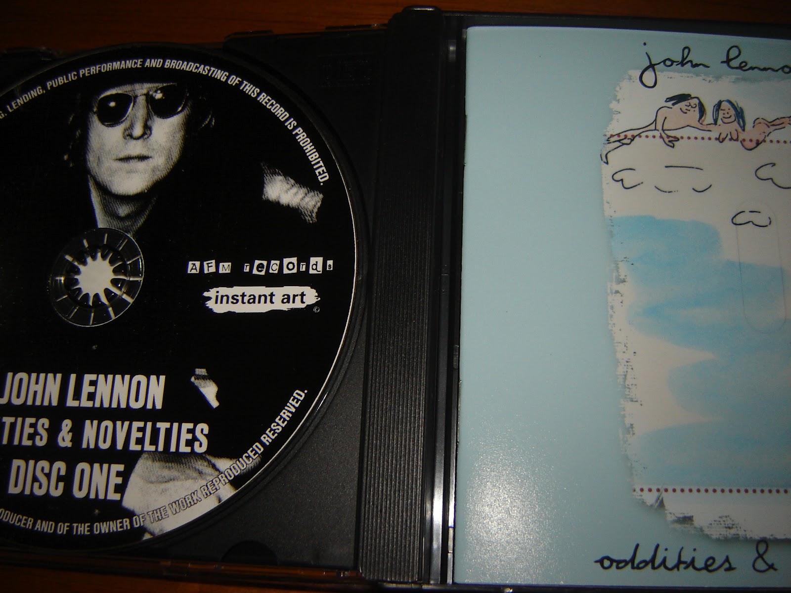 Beatle Collector: JOHN LENNON - ODDITIES & NOVALTIES - 4-CD-SET+12-PAGE ...
