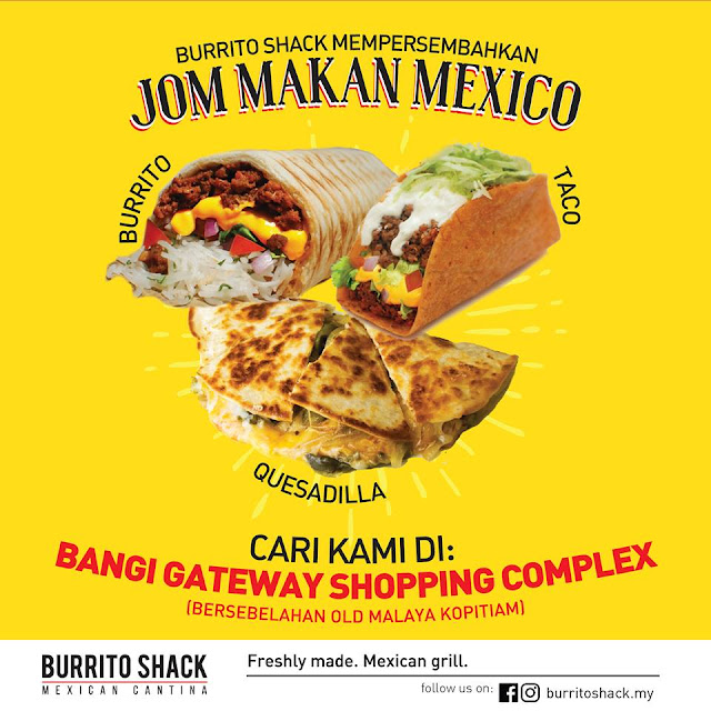 Burito Shack dan Wingz di Bangi Gateway