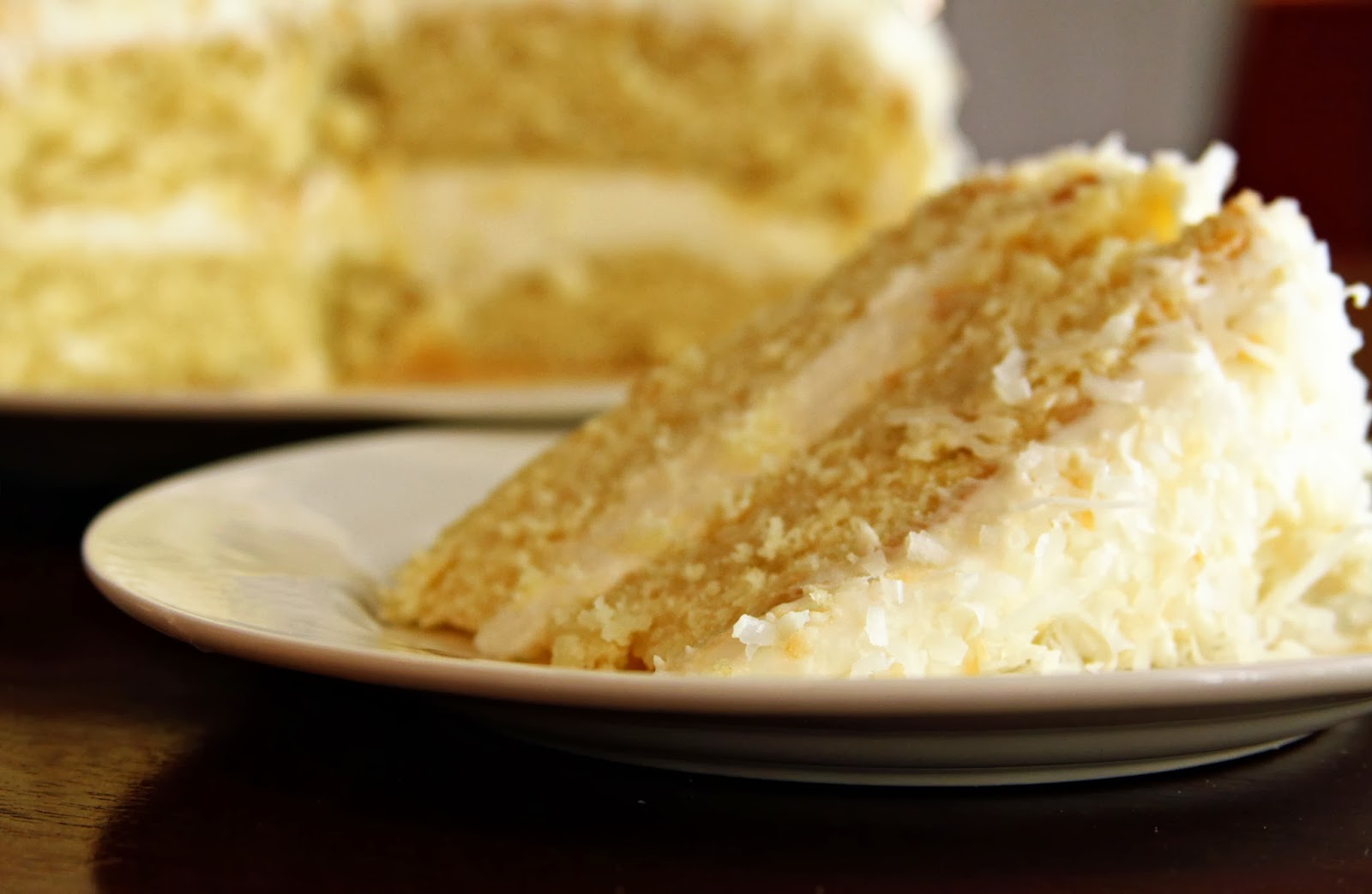 Izans Recipes Coconut Cream Cake With Coconut Cream Cheese Frosting