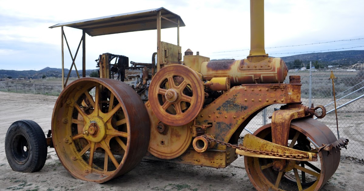 Just A Car Guy: Buffalo Springfield steam roller... built to last ...