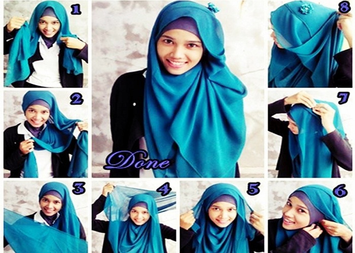 Modern Hijab Styles Tutorial - Hijab Casual